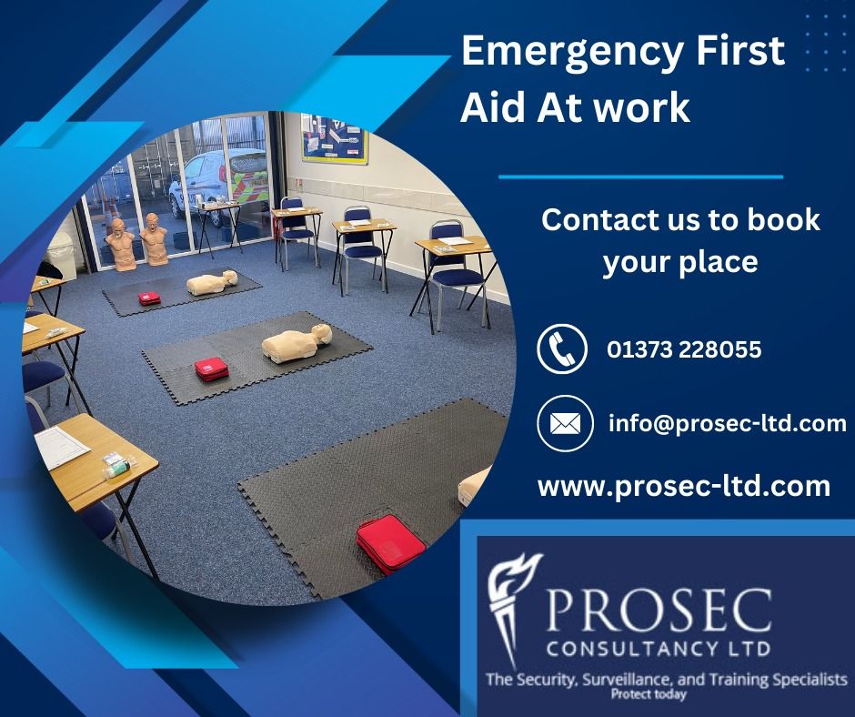 Efaw Emergency First Aid At Work Level 3 Prosec Consultancy Ltd