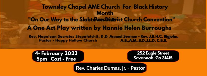 Black History Play - On Our way to the Slabtown District Convention ...
