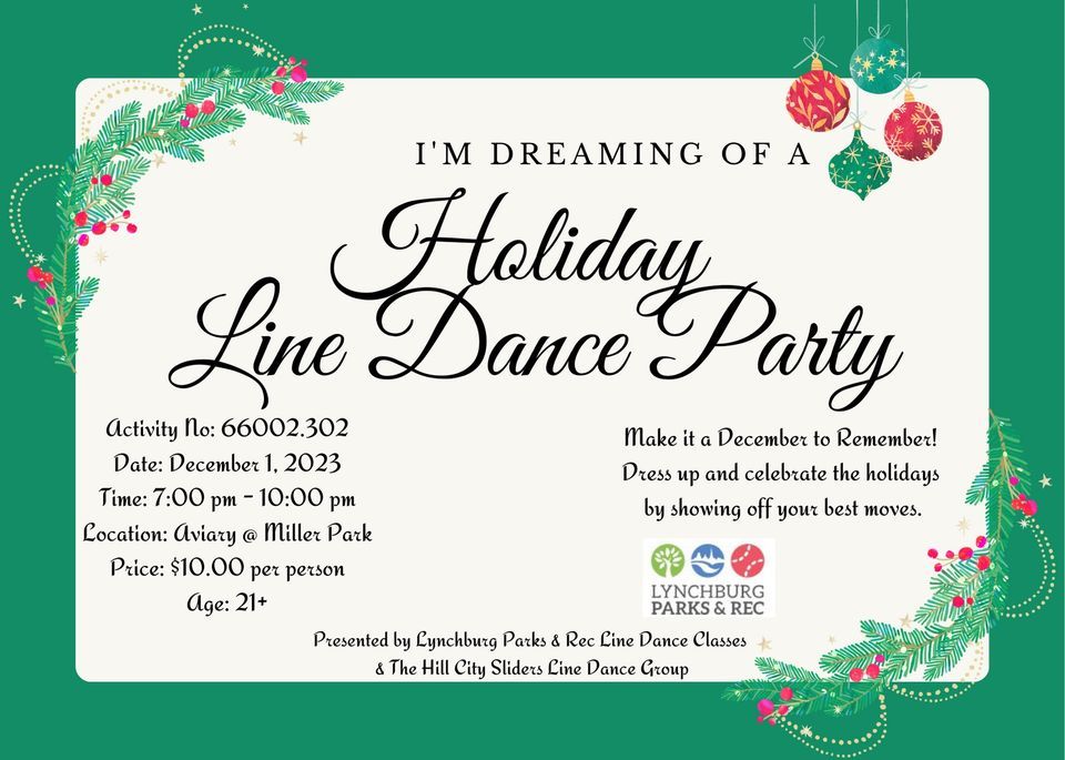 Holiday Line Dance Party, Diamond Hill Recreation Center, Lynchburg, 1 ...