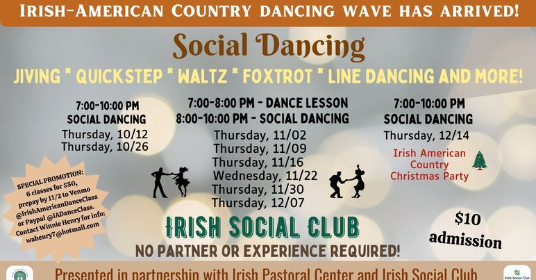 "New" Irish American Country Social Dancing with Lessons!, Irish Social ...