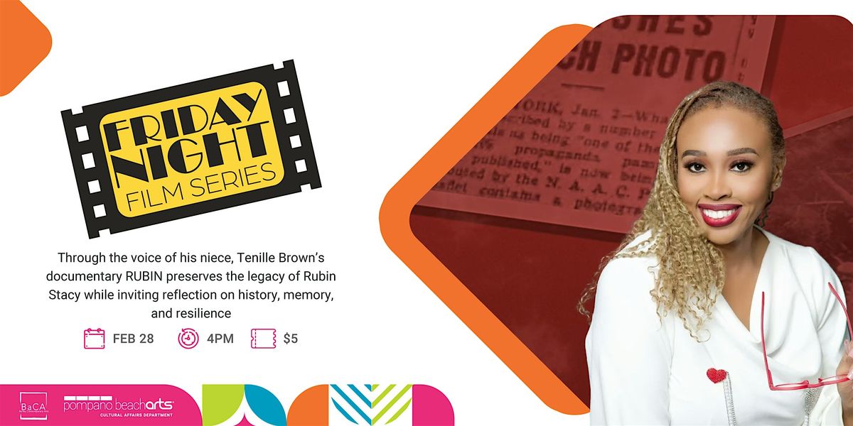 RUBIN A Documentary By Tenille Brown - Film Screening, Ali Cultural ...