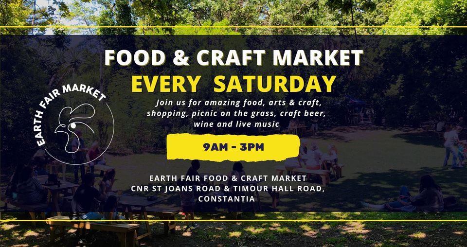 SATURDAY FOOD & CRAFT MARKET | CONSTANTIA, Earth Fair Food & Craft ...