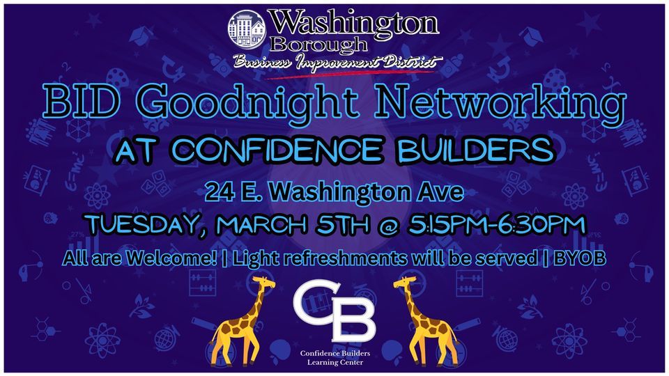 BID Goodnight Networking- March 2024, 24 E Washington Ave, Washington ...