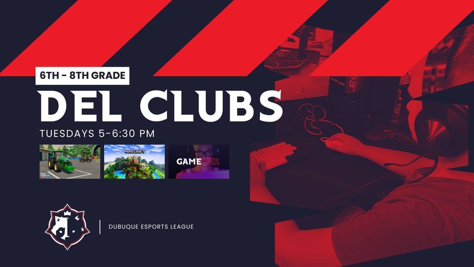Middle School Tuesday Esports Clubs, Dubuque Esport League, Inc., 23 ...