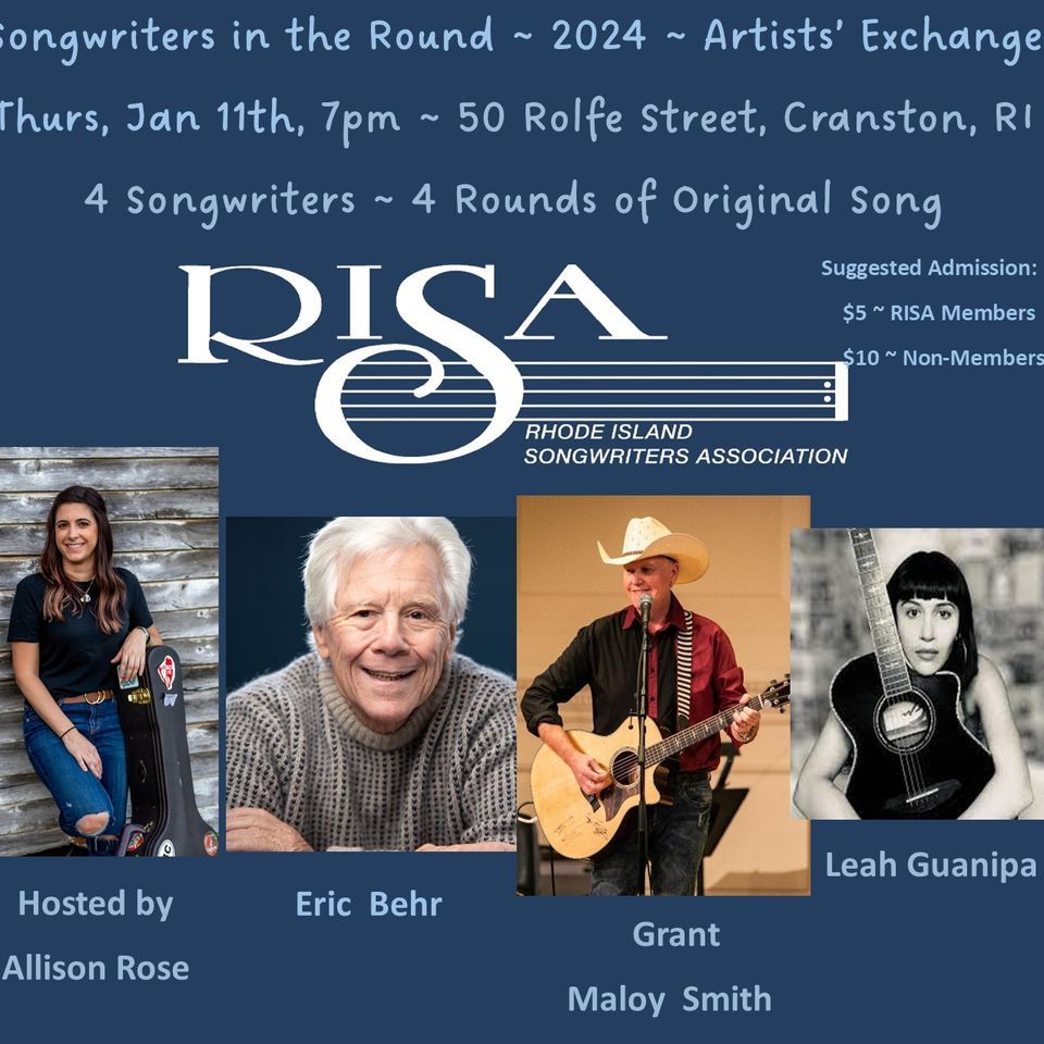 RISA, Songwriters in the Round at Artists Exchange, Artists' Exchange ...