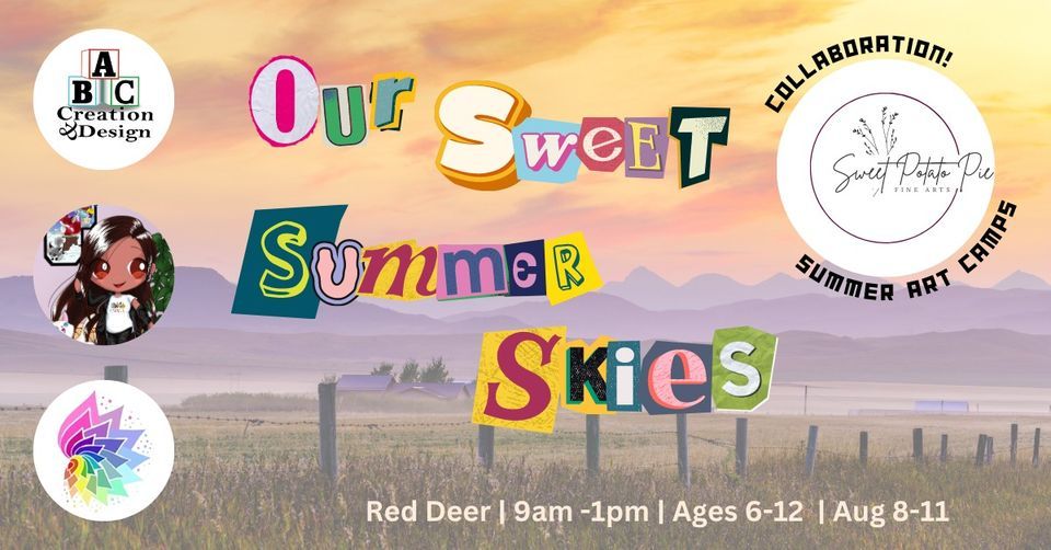 Kids Art Camp! Aug 8-11, 2023, Paint of Interest Red Deer, 8 August to ...