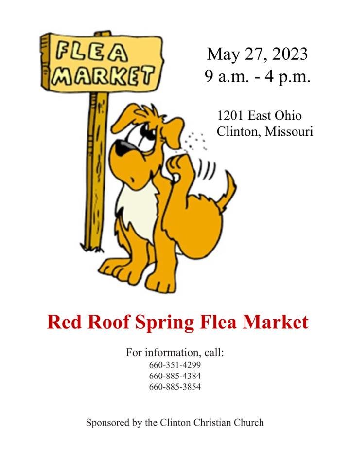 Red Roof Spring Flea Market, Clinton Christian Church - DOC, 27 May ...