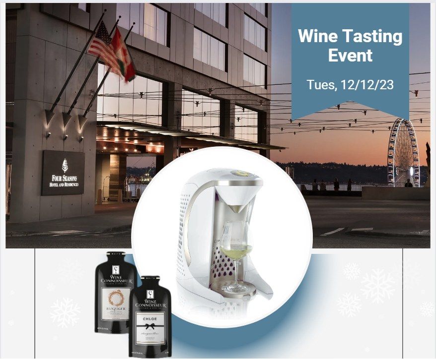 Agora Wine Tasting Event with Wine Connoisseur, Four Seasons Hotel ...