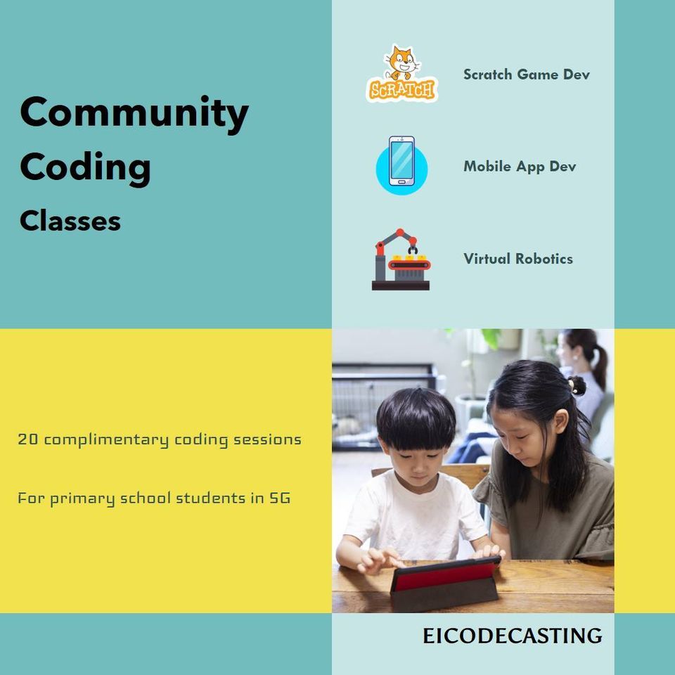 Community coding classes for primary school young coders in Singapore ...