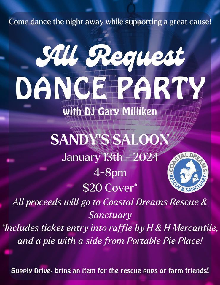 All Request Dance @ Sandys Saloon come dance your paws off for a good ...