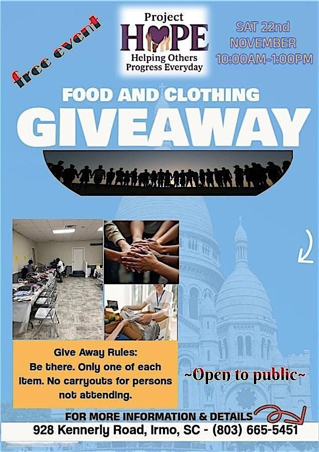 Community Food and Clothing Giveaway, ATC Life Changing Ministries ...
