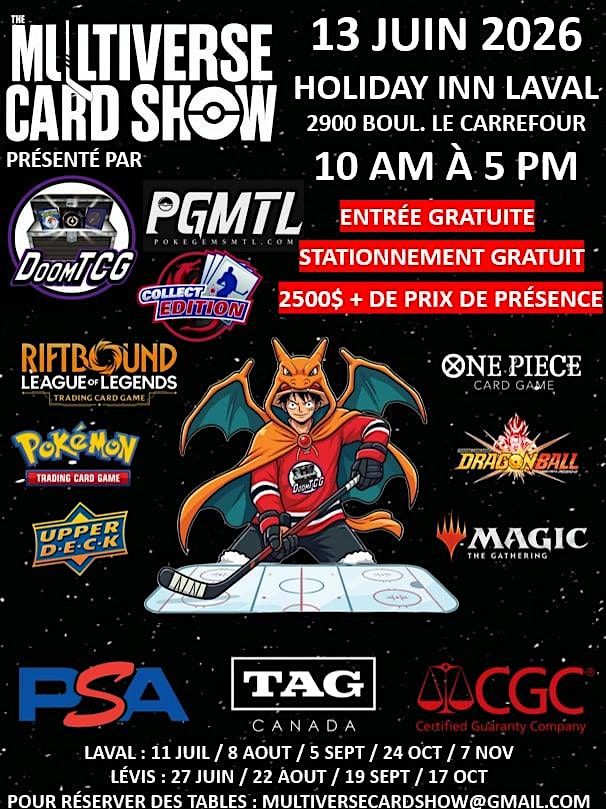 MultiVerse Card Show Laval, Holiday Inn Laval - Montreal by IHG, 13 ...