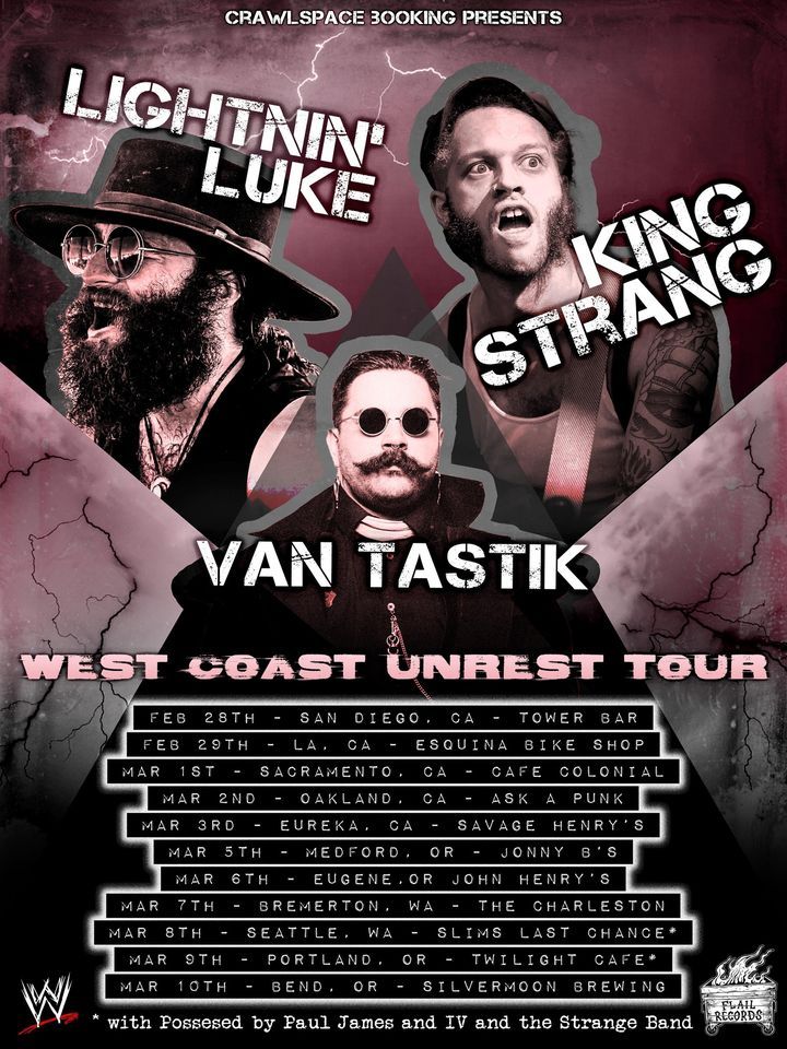 KING STRANG//LIGHTNIN LUKE//VAN TASTIK in Eureka!!, Savage Henry Comedy ...