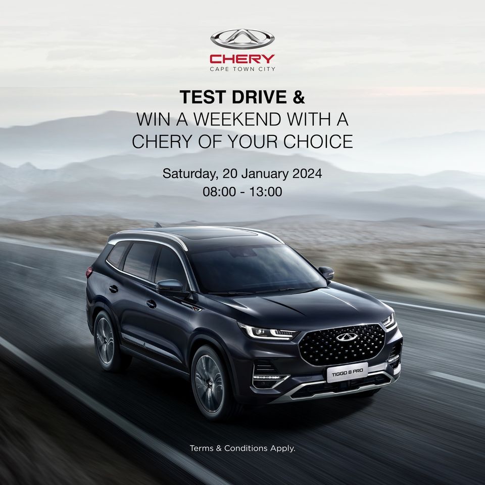 Chery Test Drive Day, 10 Hospital Street, Harbours Edge Building, De ...