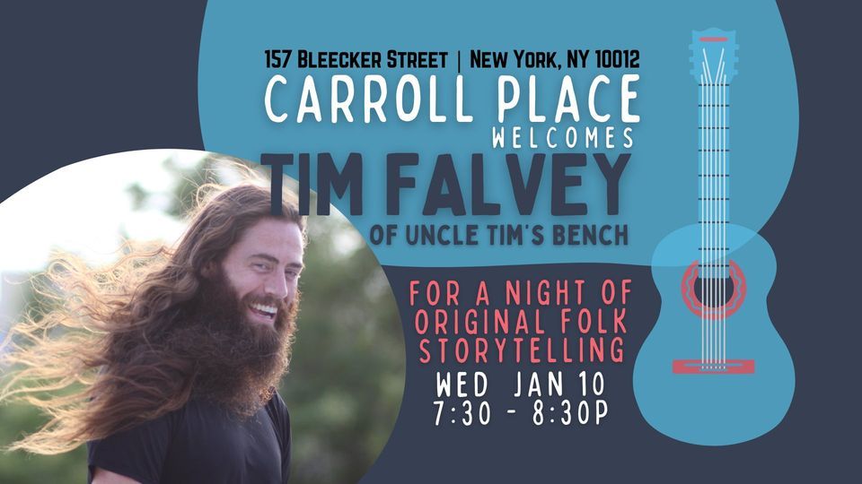 Carroll Place Welcomes Tim Falvey, Carroll Place, New York, January 10 ...