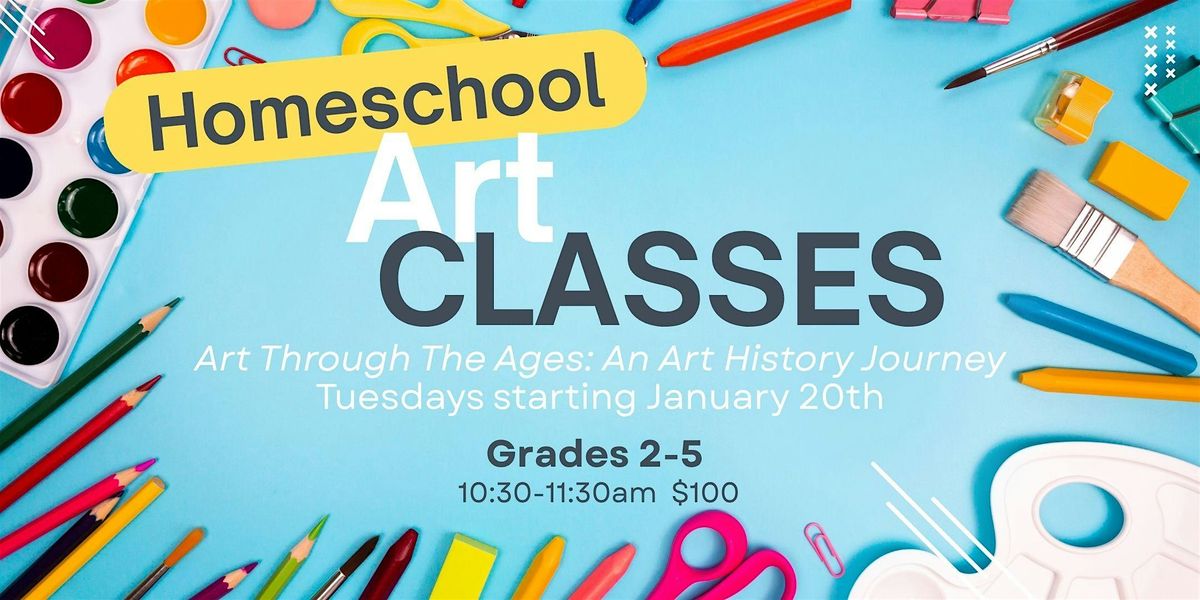 Winter 2026 Homeschool Art - Grades 2 to 5, gilbert w. perry, jr ...