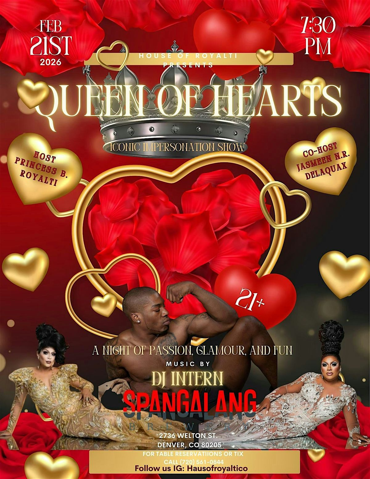 Drag Me to the Points - Queen of Hearts, Spangalang Brewery, Denver, 21 ...