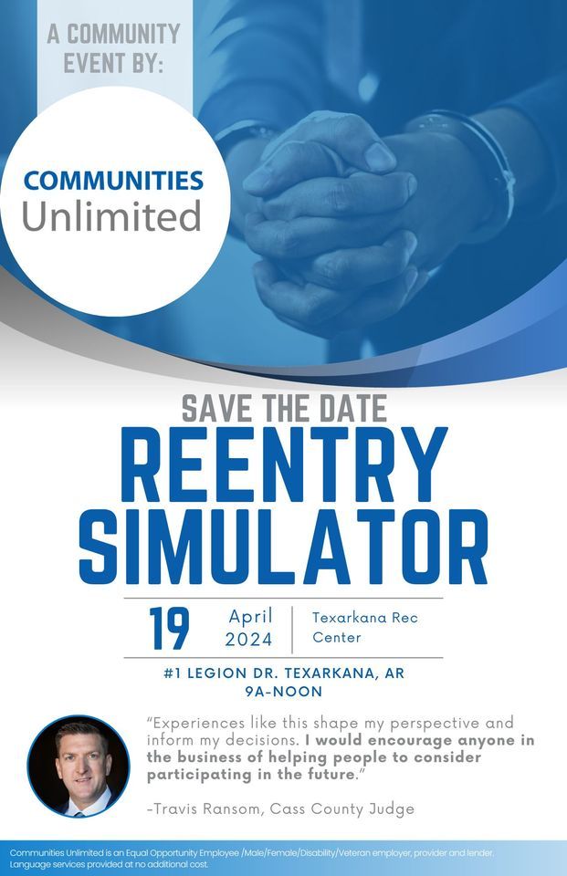 Reentry Simulator , Texarkana Arkansas Parks and Recreation, April 19 ...