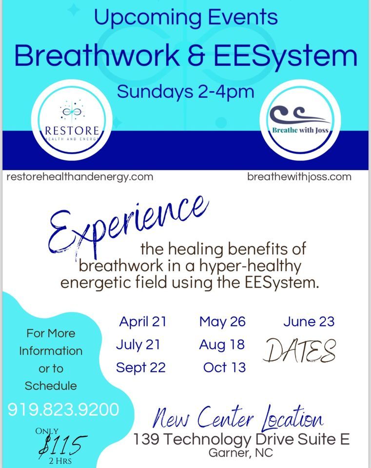Energy Enhancement System & Breathwork Session, Restore Health and ...