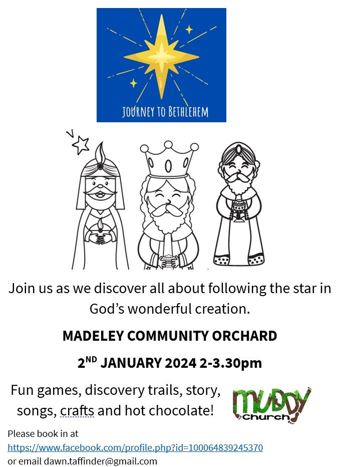 Muddy Church Follow The Star, Madeley Community Orchard, Telford ...