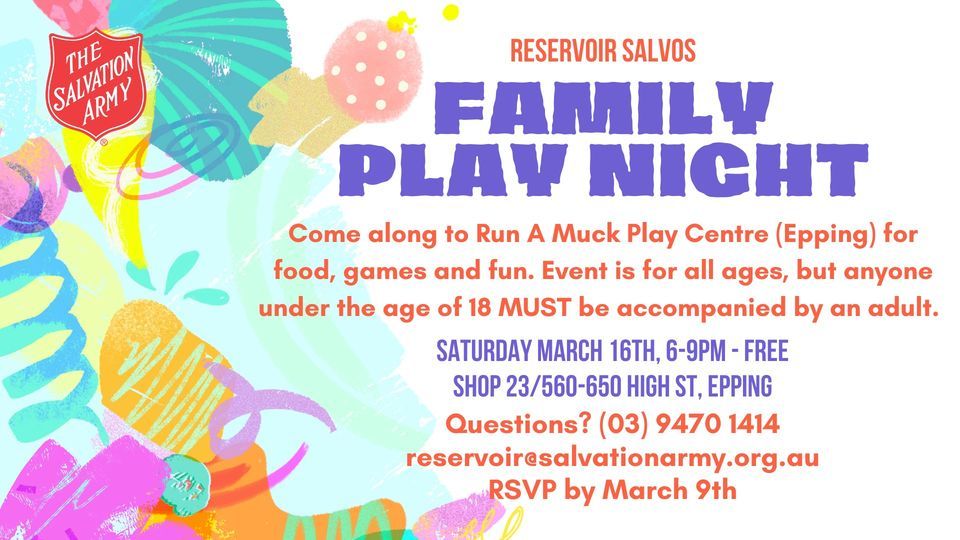 Family Play Night, Run A Muck - Indoor Fun, Preston, 16 March 2024 ...