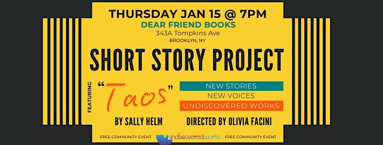 Short Story Projects Inaugural Performance: Adapting "Taos" for the ...