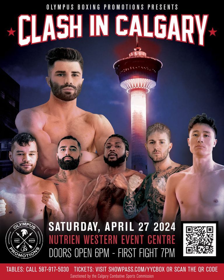 Clash in Calgary : Live Professional Boxing, Nutrien Western Event Centre, Calgary, 27 April ...