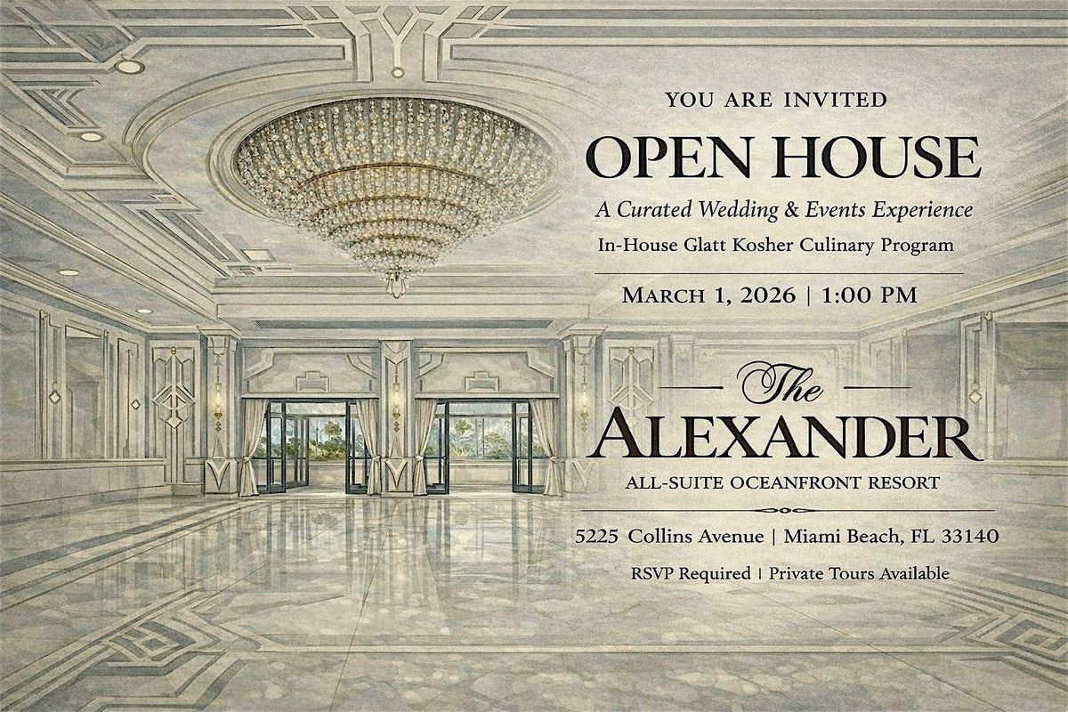 The Alexander Wedding Open House, The Alexander Hotel Miami, Miami ...