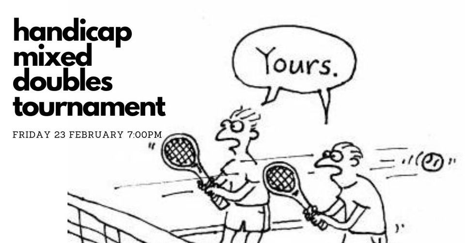 WTC Handicap Mixed Doubles, Wainuiomata Tennis Club, Lower Hutt ...