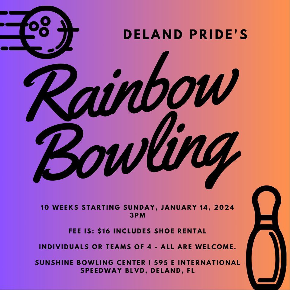 Rainbow Bowling League, Sunshine Bowling Center, Deland, February 18 ...