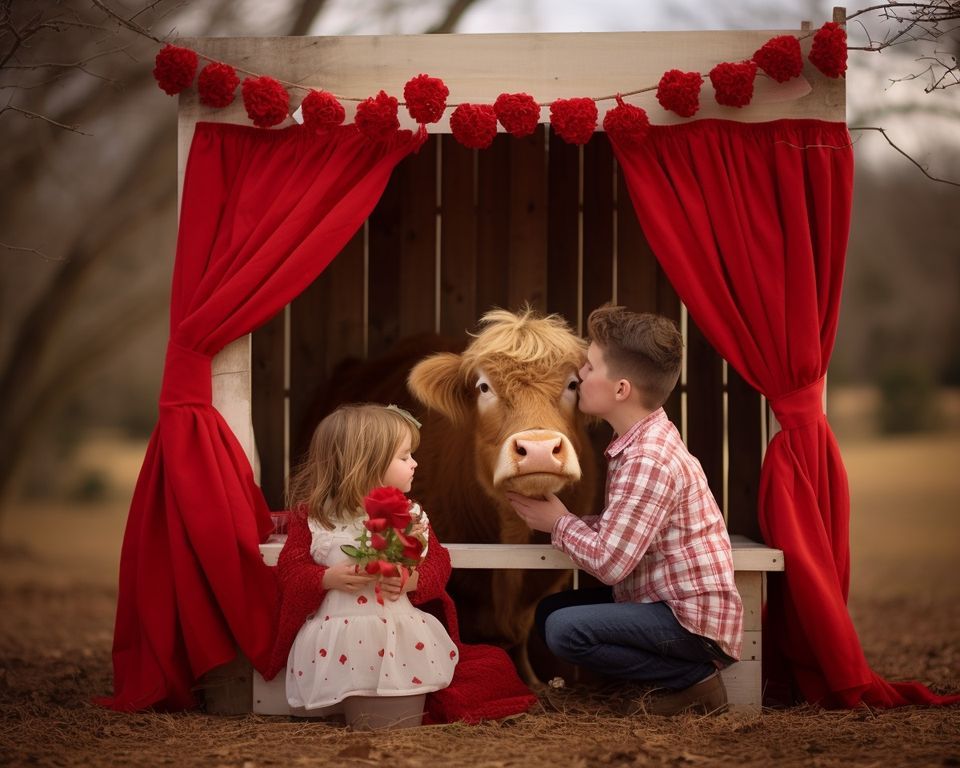 Highland Cow ? Valentine’s Kissing Booth Minis , Cellar Creek Farm ...