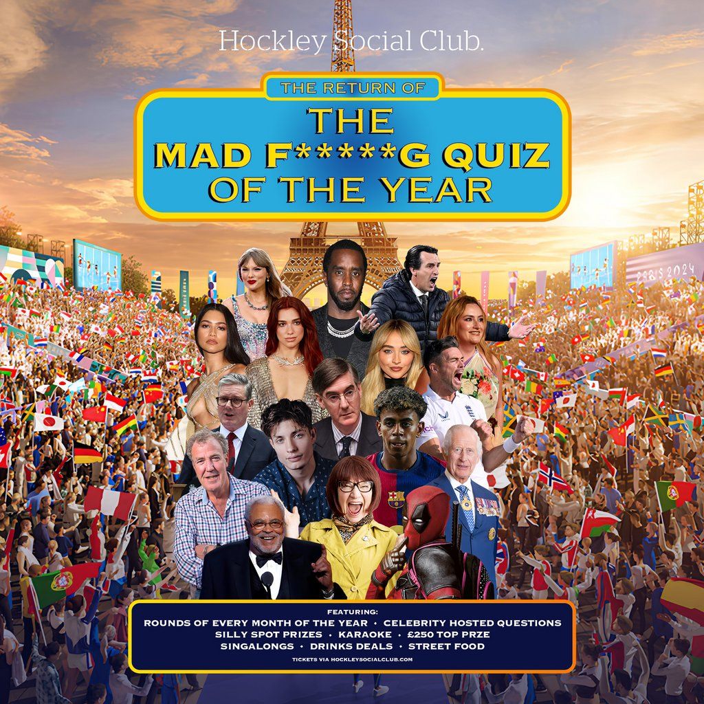 The Mad F****** Quiz of the Year at Hockey Social Club, Hockley Social ...