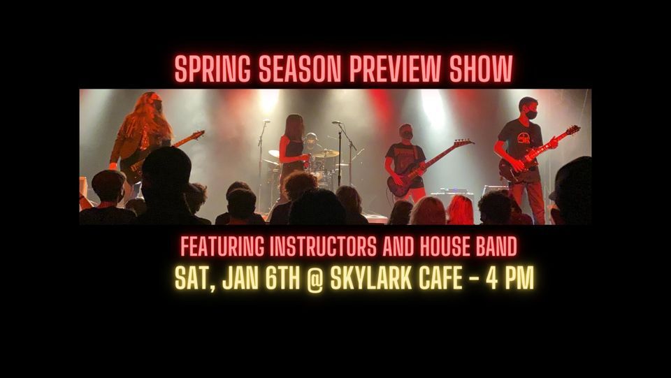 Spring Season Preview Show, Skylark Cafe, Seattle, January 6 2024 ...