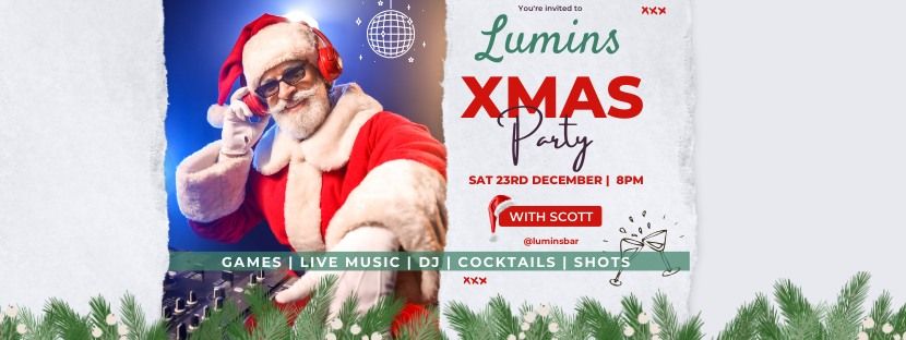 Lumins Xmas Party, Lumins Bar, Renfrew, 23 December 2023 | AllEvents.in