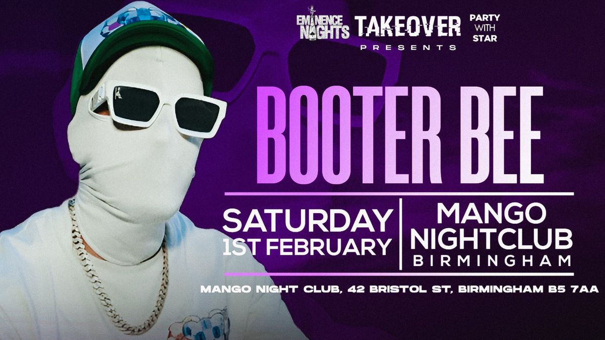 BOOTER BEE PERFORMING LIVE - BIRMINGHAM, Mango Night Club, Birmingham ...