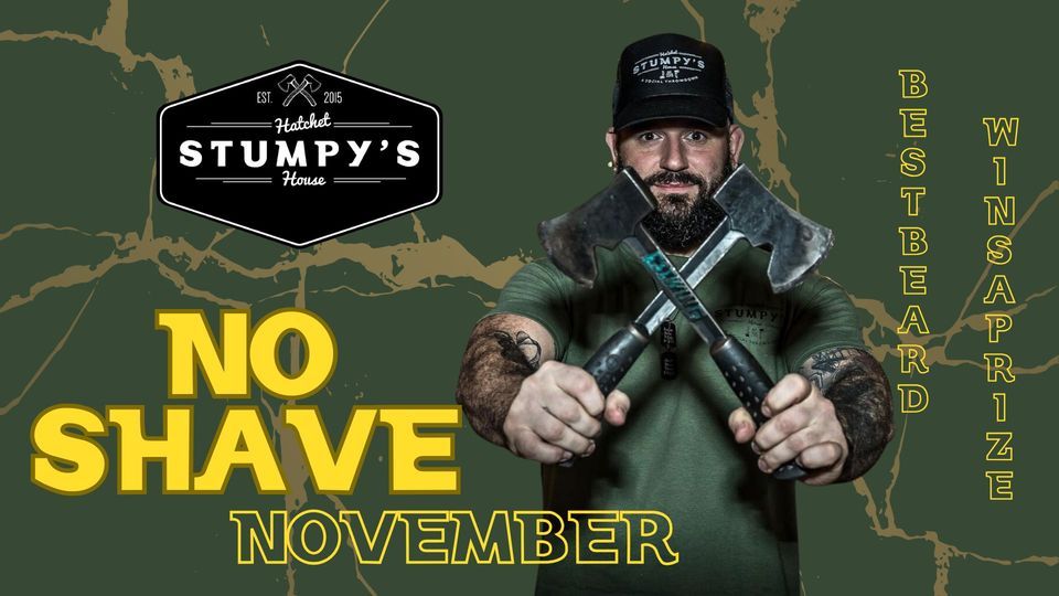 Wrap up No Shave November at Stumpys and win big with your beard! Plus ...
