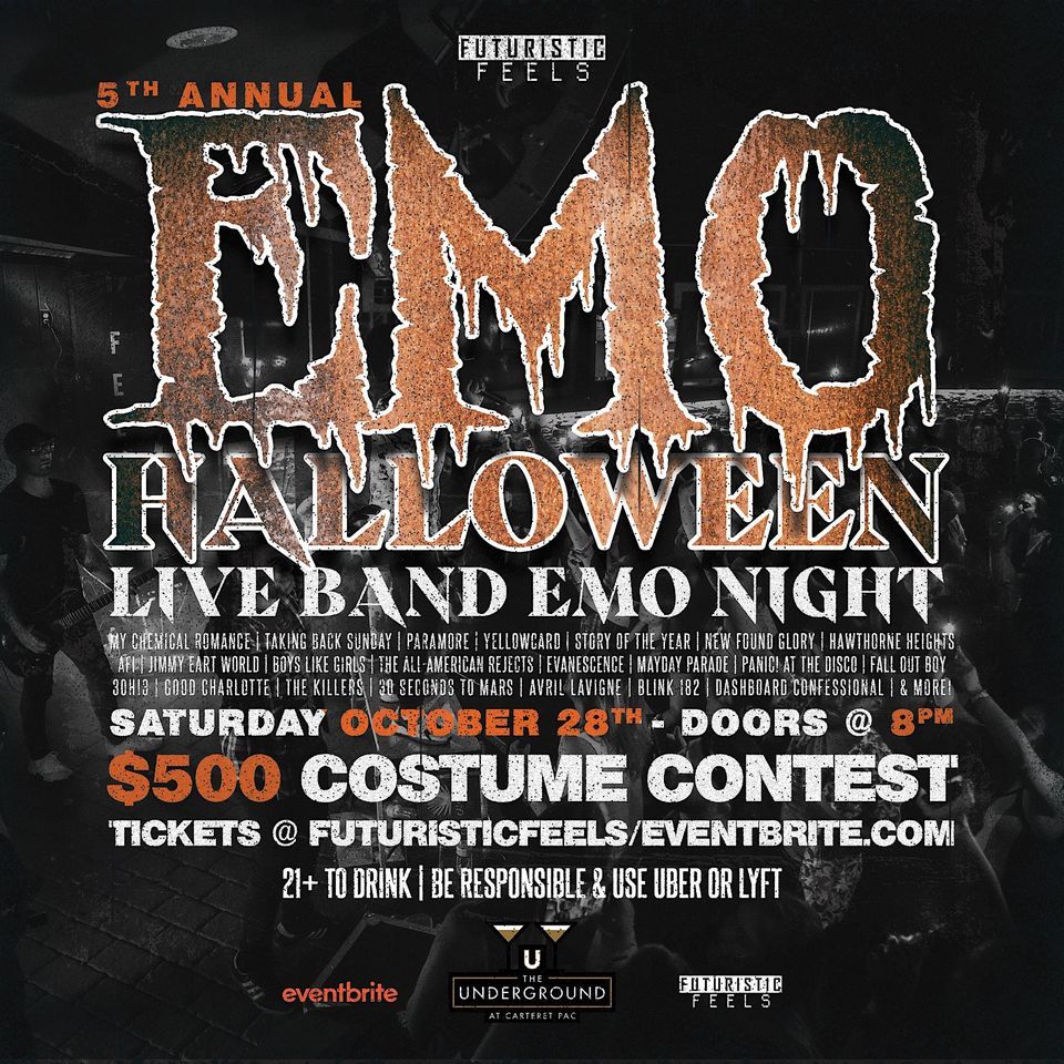5th Annual Emo Halloween - Live Band Emo Night, 43 Washington Ave ...