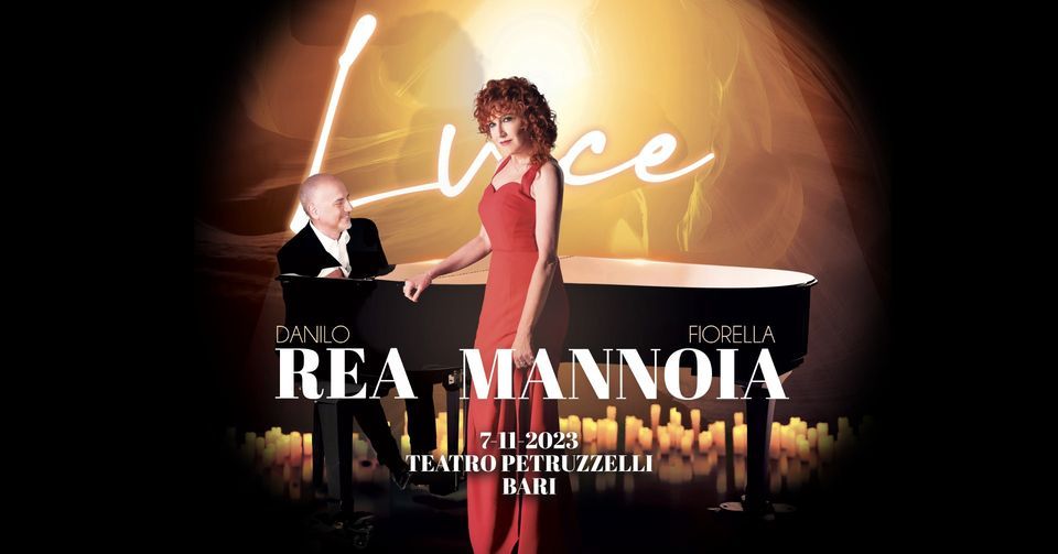 Fiorella Mannoia e Danilo Rea in "LUCE" a Bari - Teatro Petruzzelli ...