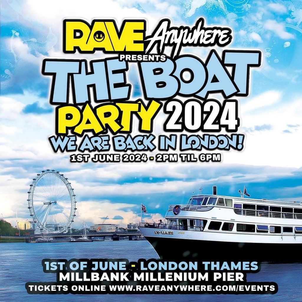 Rave Anywhere Presents The Boat Party 2024, MV Viscount, Millbank Pier ...