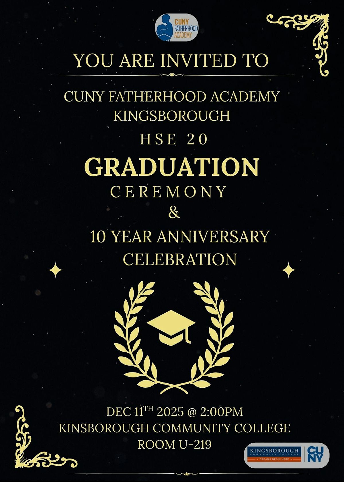 CFA-KCC 10 Year Anniversary Celebration and HSE 20 Graduation Ceremony ...