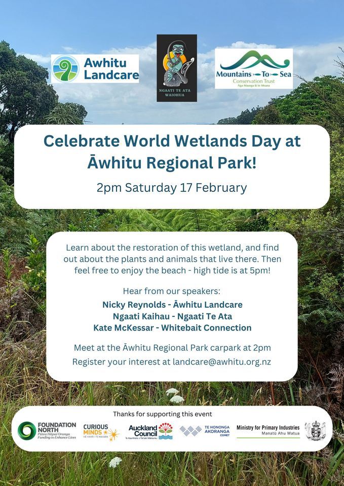 World Wetland Day event , Awhitu Regional Park, Manukau City, February ...