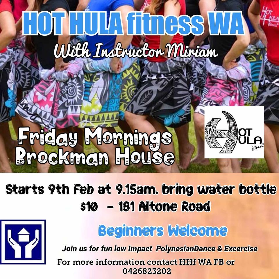 Hot Hula Fitness , Brockman Community House, Perth, February 9 2024 ...