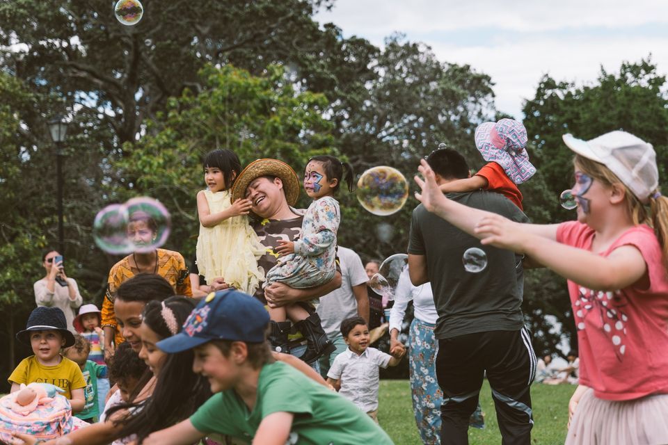 Storytime in the Domain Gardens, Auckland Domain, 13 December 2023 ...