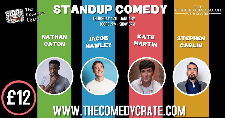 Comedy Crate at The Brad, Charles Bradlaugh TCB, Northampton, 12 January 2023 | AllEvents.in