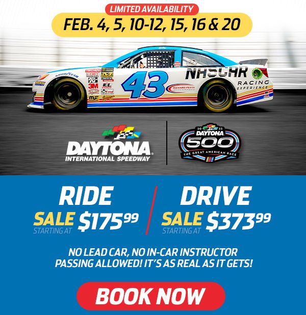 Drive a NASCAR race car or take a NASCAR Ride Along around the Daytona ...