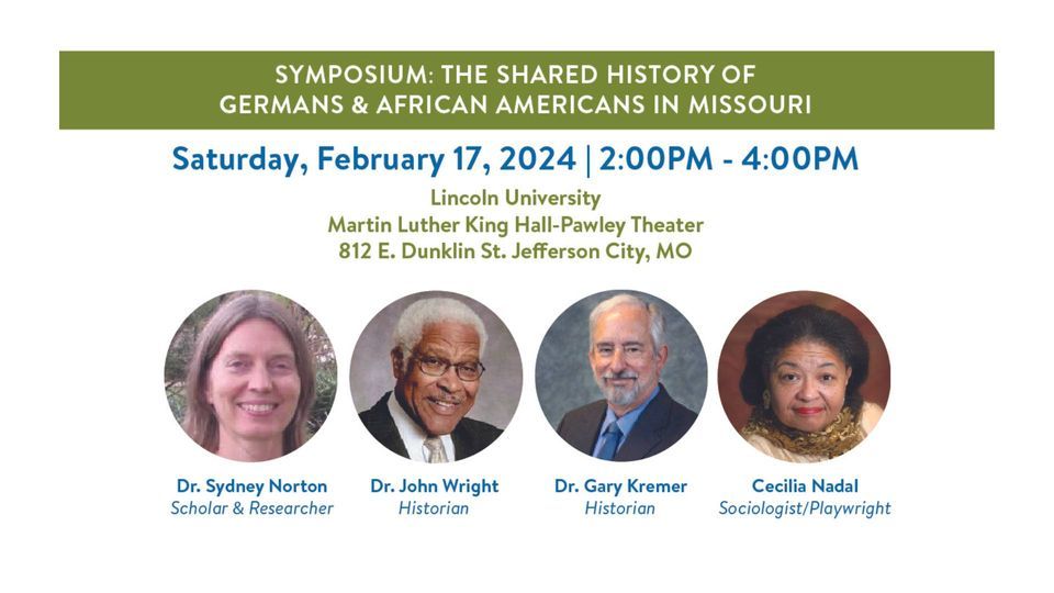 Symposium on The Shared History of Germans and African Americans in ...