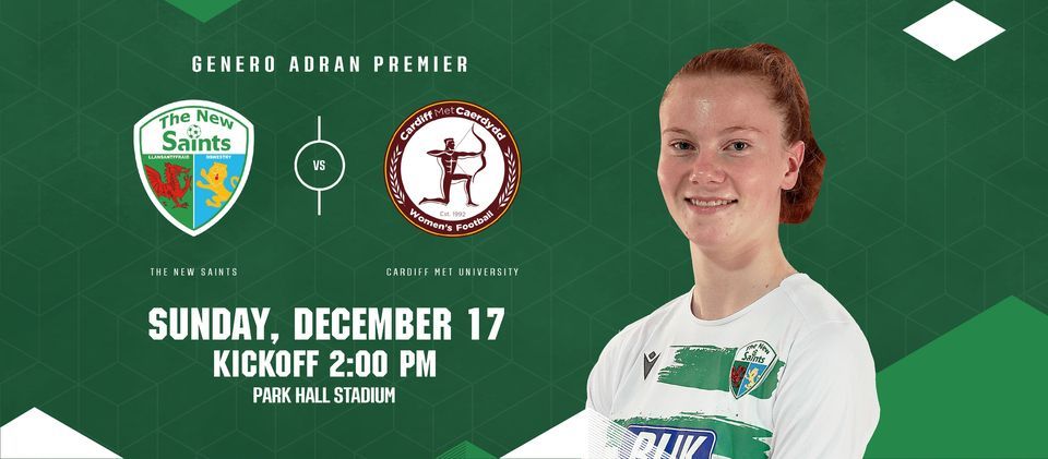 The New Saints vs Cardiff Met University, Park Hall Stadium, Oswestry ...