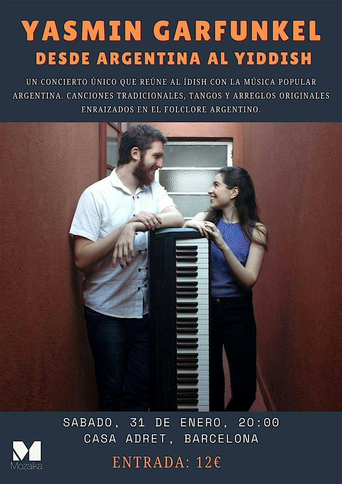 Yasmir Garfunkel - desde Argentnina al Yiddish, Casa Adret: Research ...