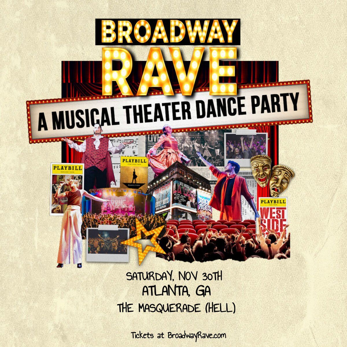 Broadway Rave at The Masquerade - Hell, The Masquerade - Hell, Atlanta ...
