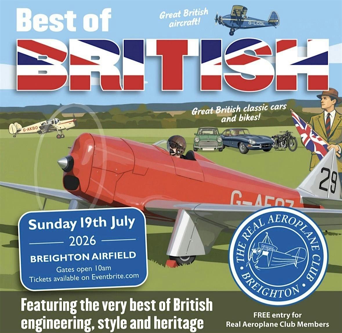Breighton’s Best of British Day, Breighton Airfield (Road Entrance ...